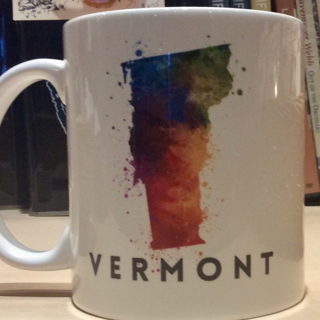 Vermont Map Mug | Vermont Historical Society Store