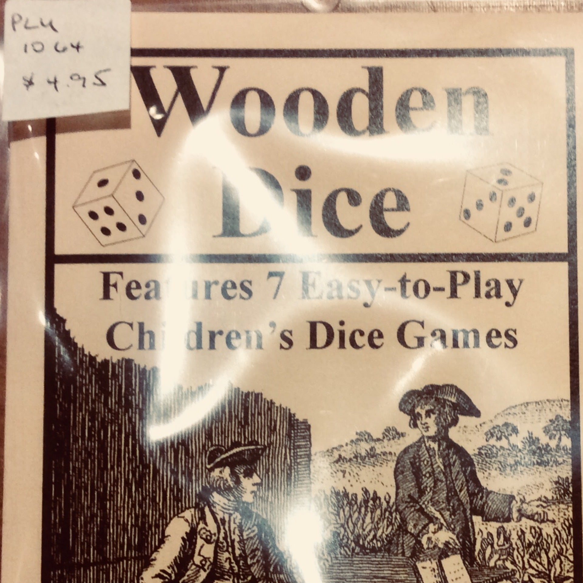 Historical Folk Toys Wooden Dice | Vermont Historical Society Store